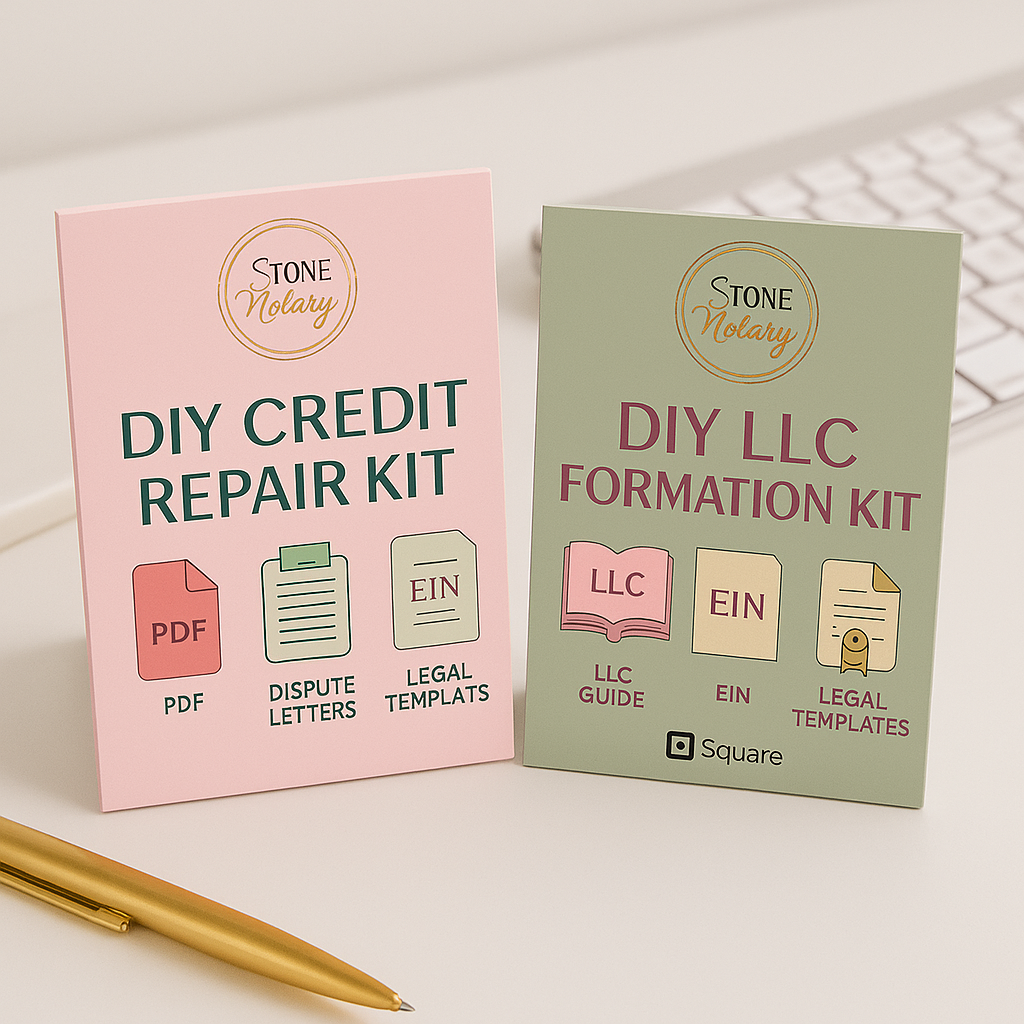 DIY Kits | Empower Your Business Today — STONE NOTARY